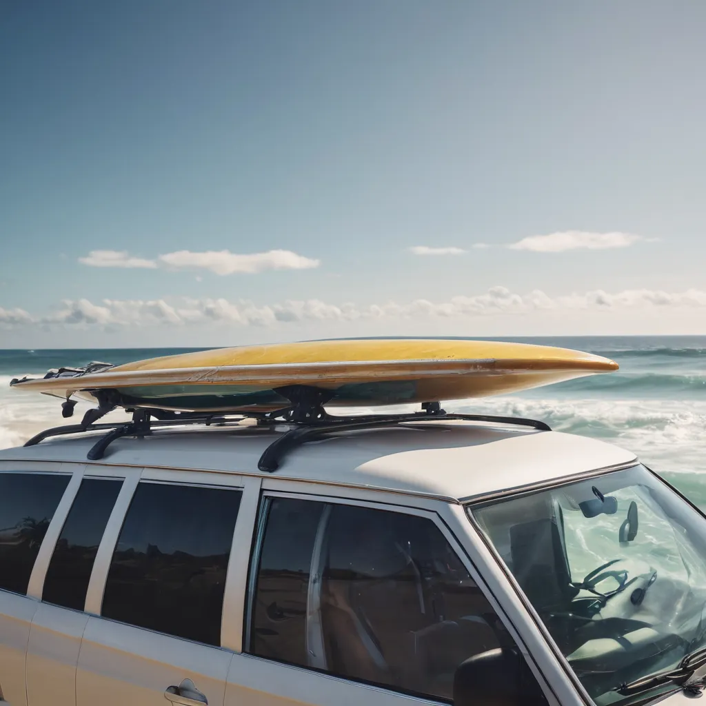 Temporary Roof Racks for Surfboard Transport