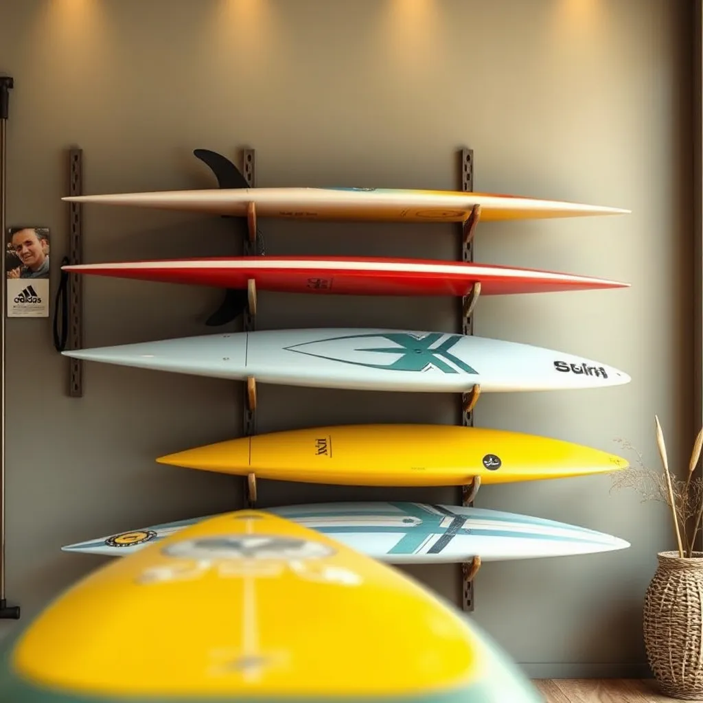 Maximize Space with Wall Mounted Board Racks