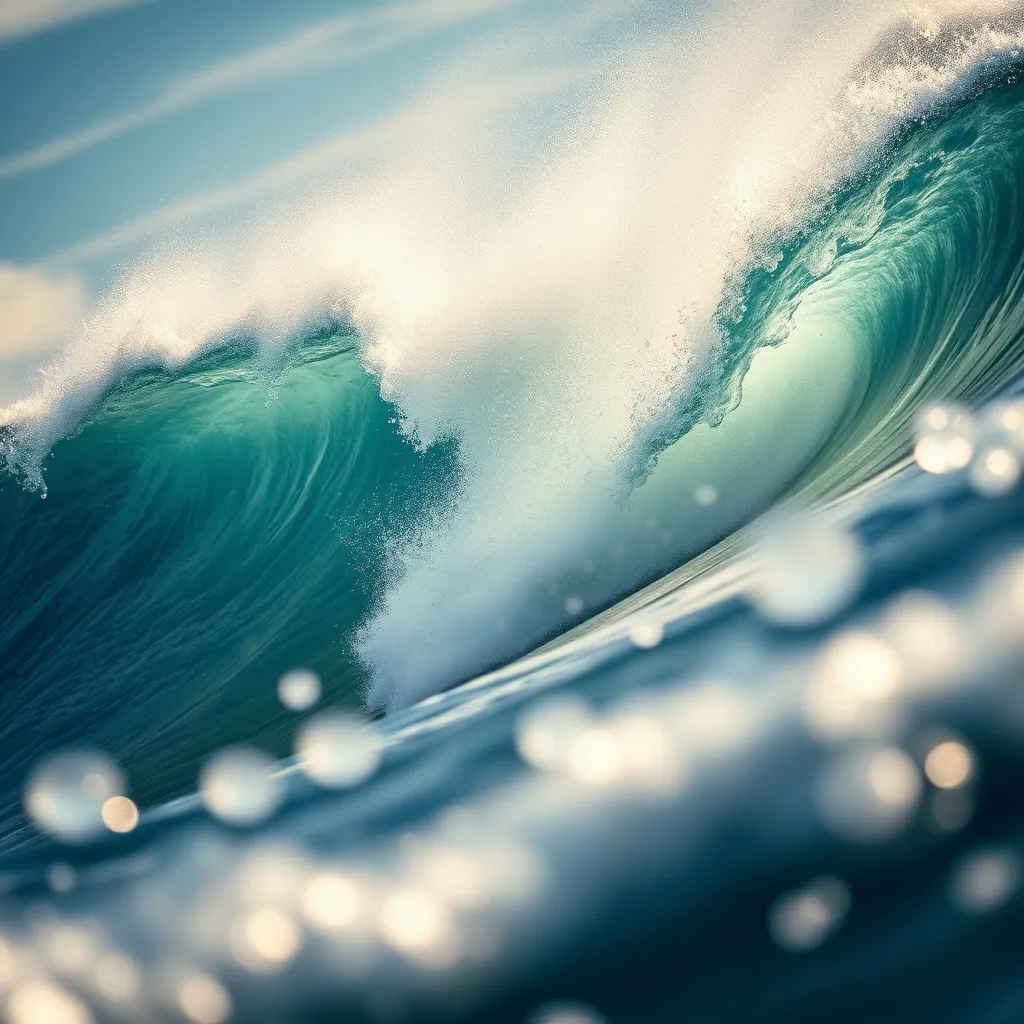 Exploring the Intricacies of Incoming Surf Waves